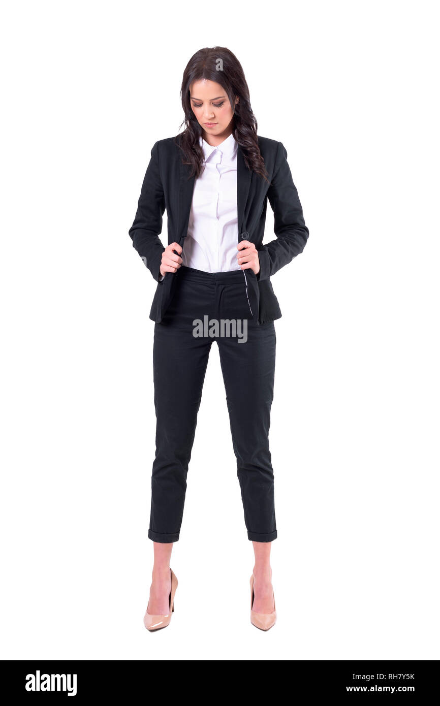 Business woman getting dressed hi-res stock photography and images - Alamy