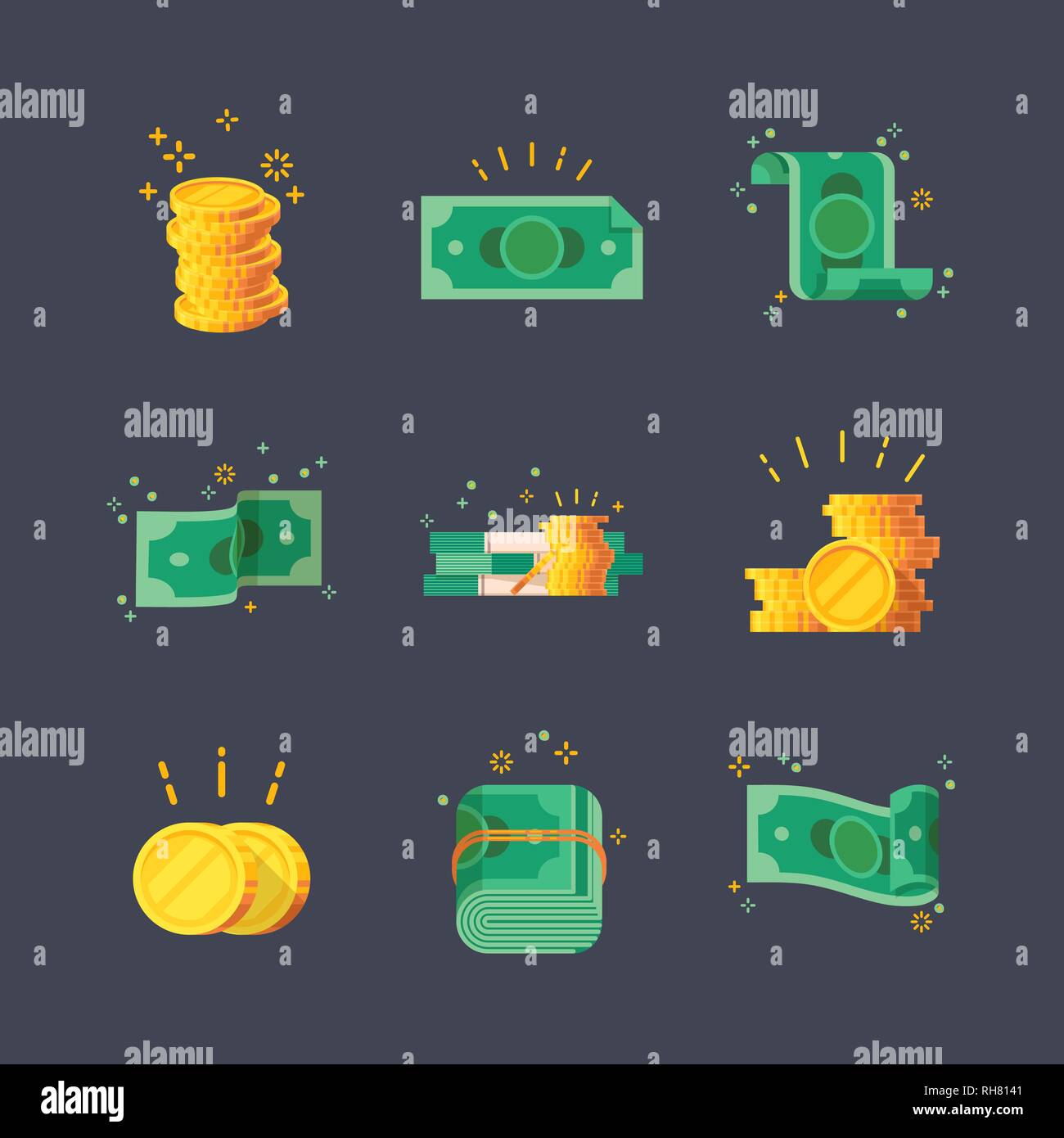 Dollar Transparent Stock Vector Images - Alamy