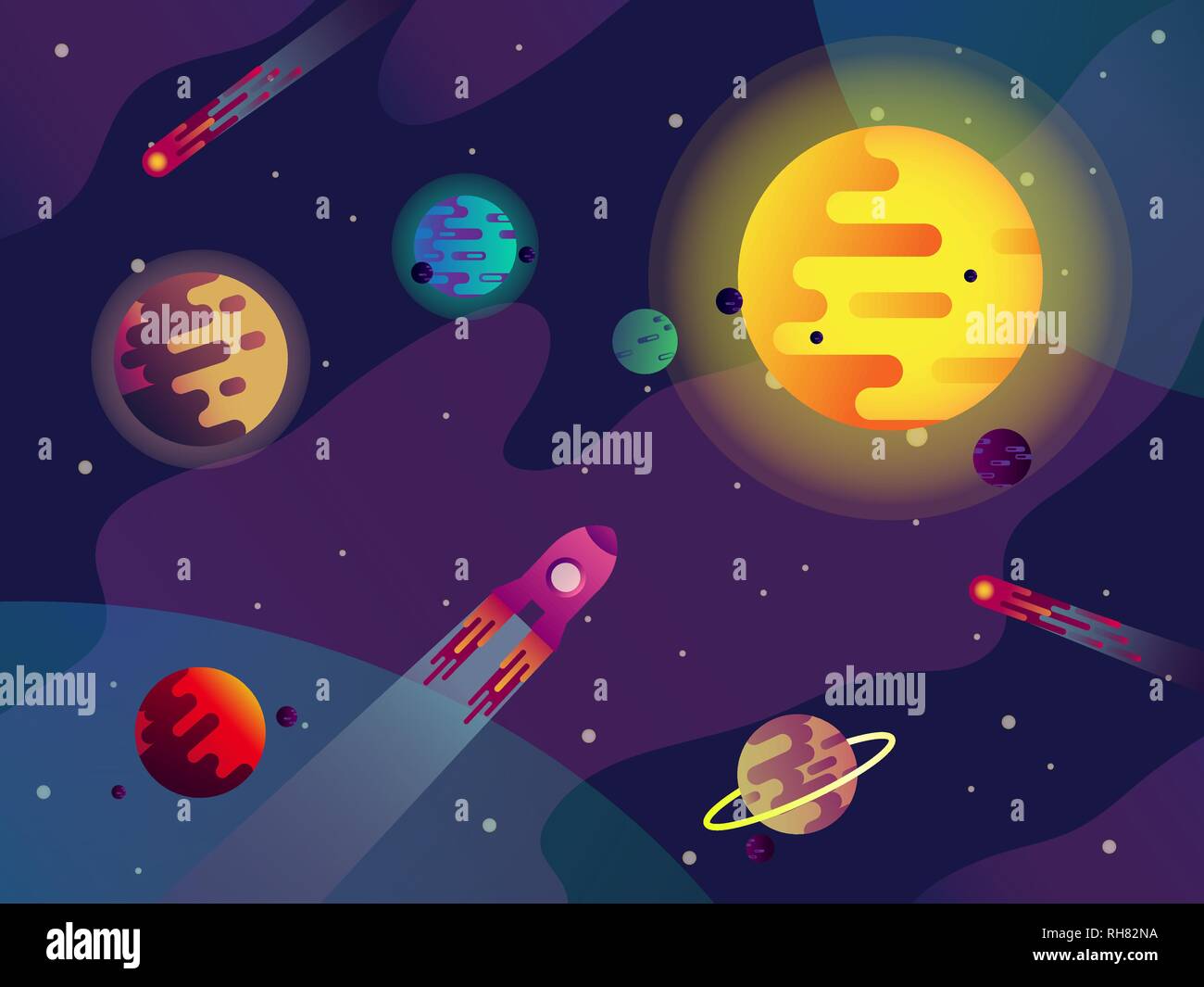 Celestial sphere cosmos Stock Vector Images - Alamy