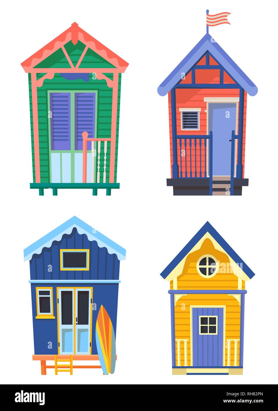 Hut tropical house Cut Out Stock Images & Pictures - Alamy