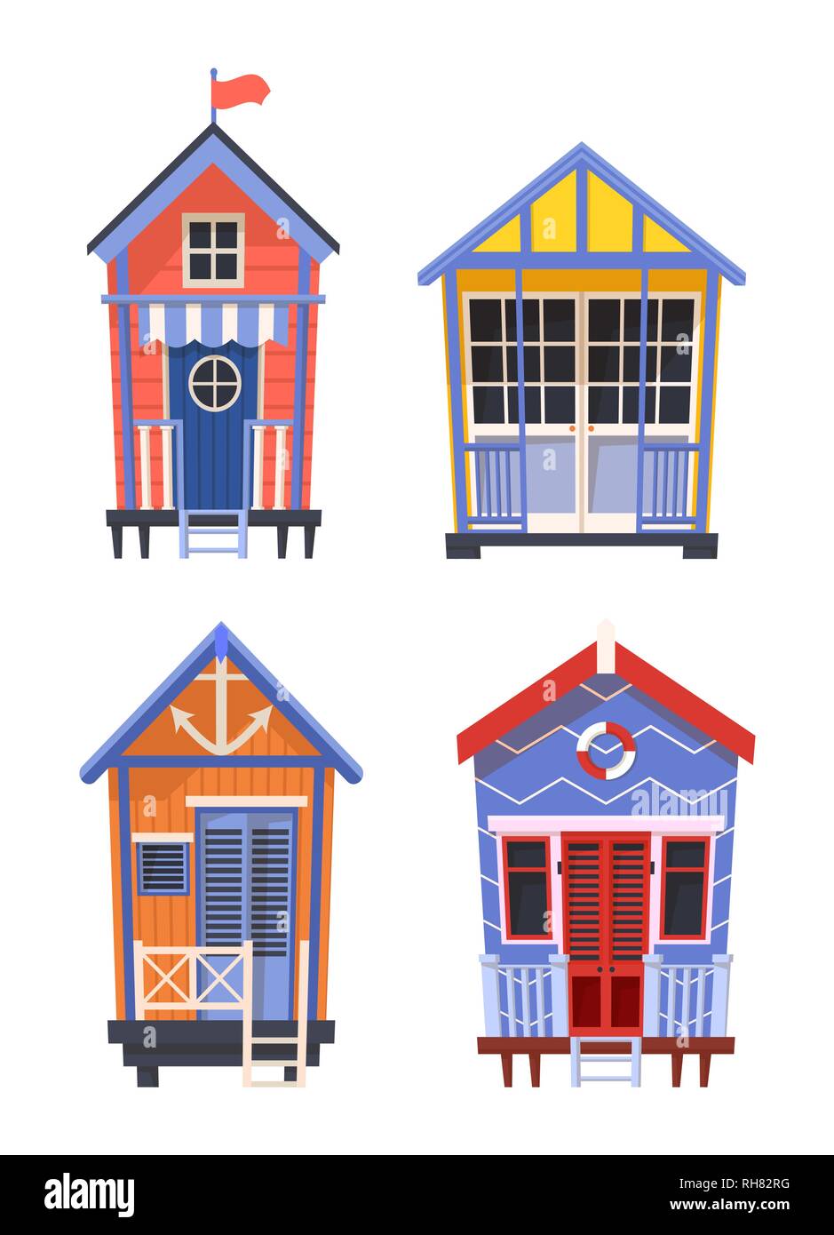 Cabin station Stock Vector Images - Alamy