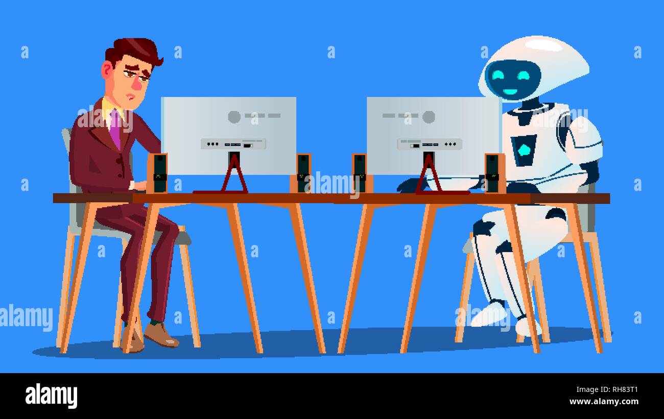 Person robot arm isolated Stock Vector Images - Alamy