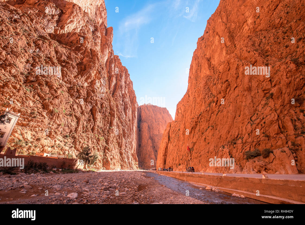 Todgha Gorge or Gorges du Toudra is a canyon in High Atlas Mountains ...