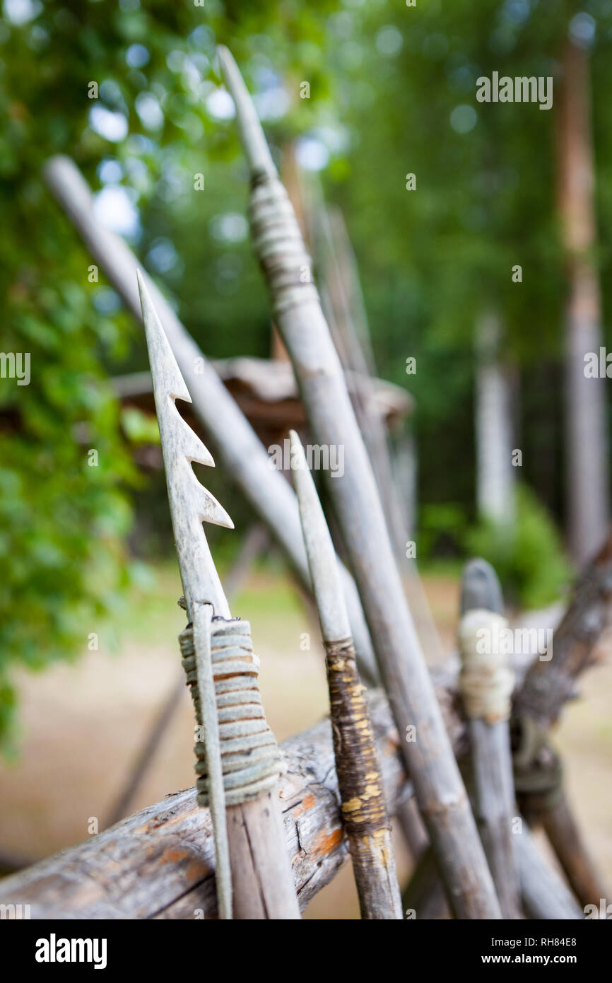 Stone age spear hi-res stock photography and images - Alamy