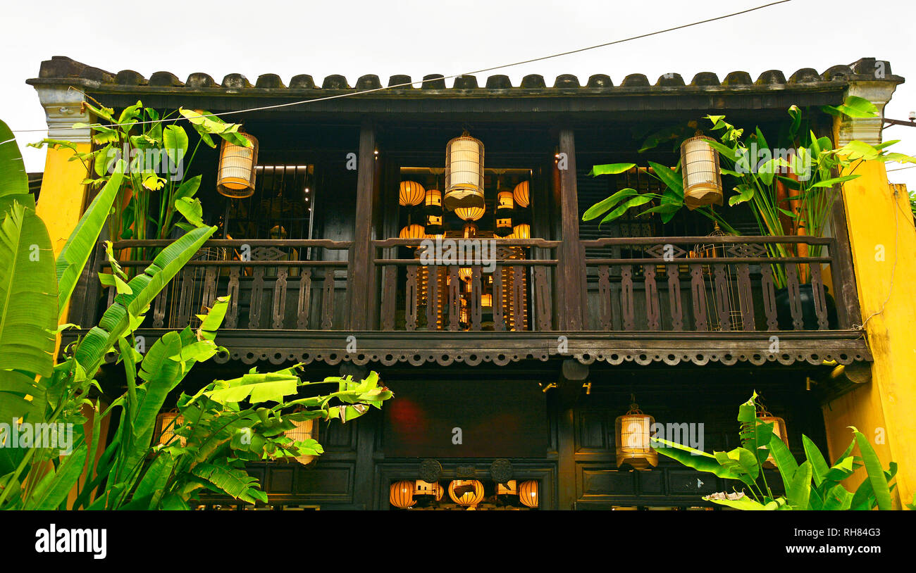 An old historic traditional wooden building in the UNESCO listed ...