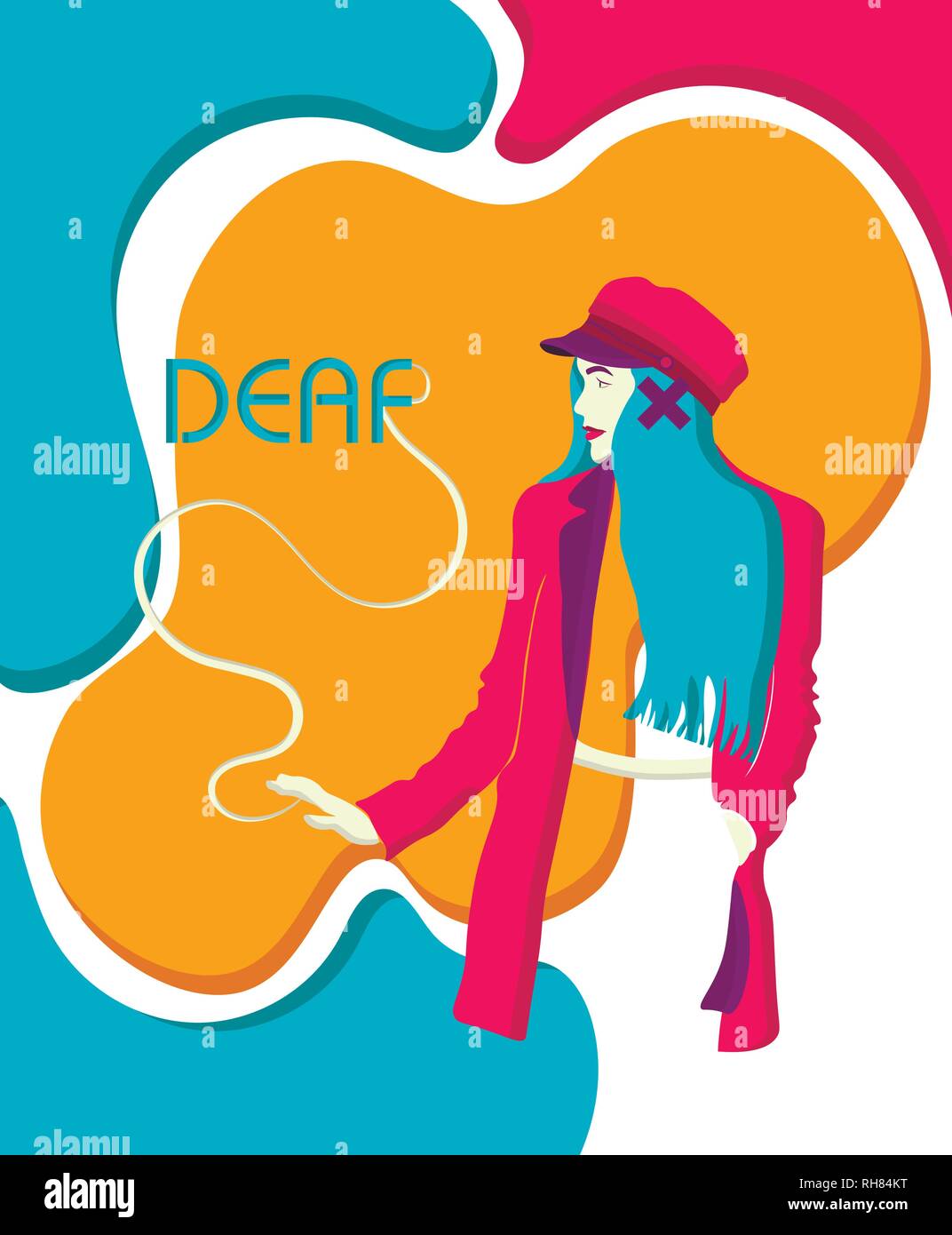 Deaf and blind Stock Vector Images - Alamy