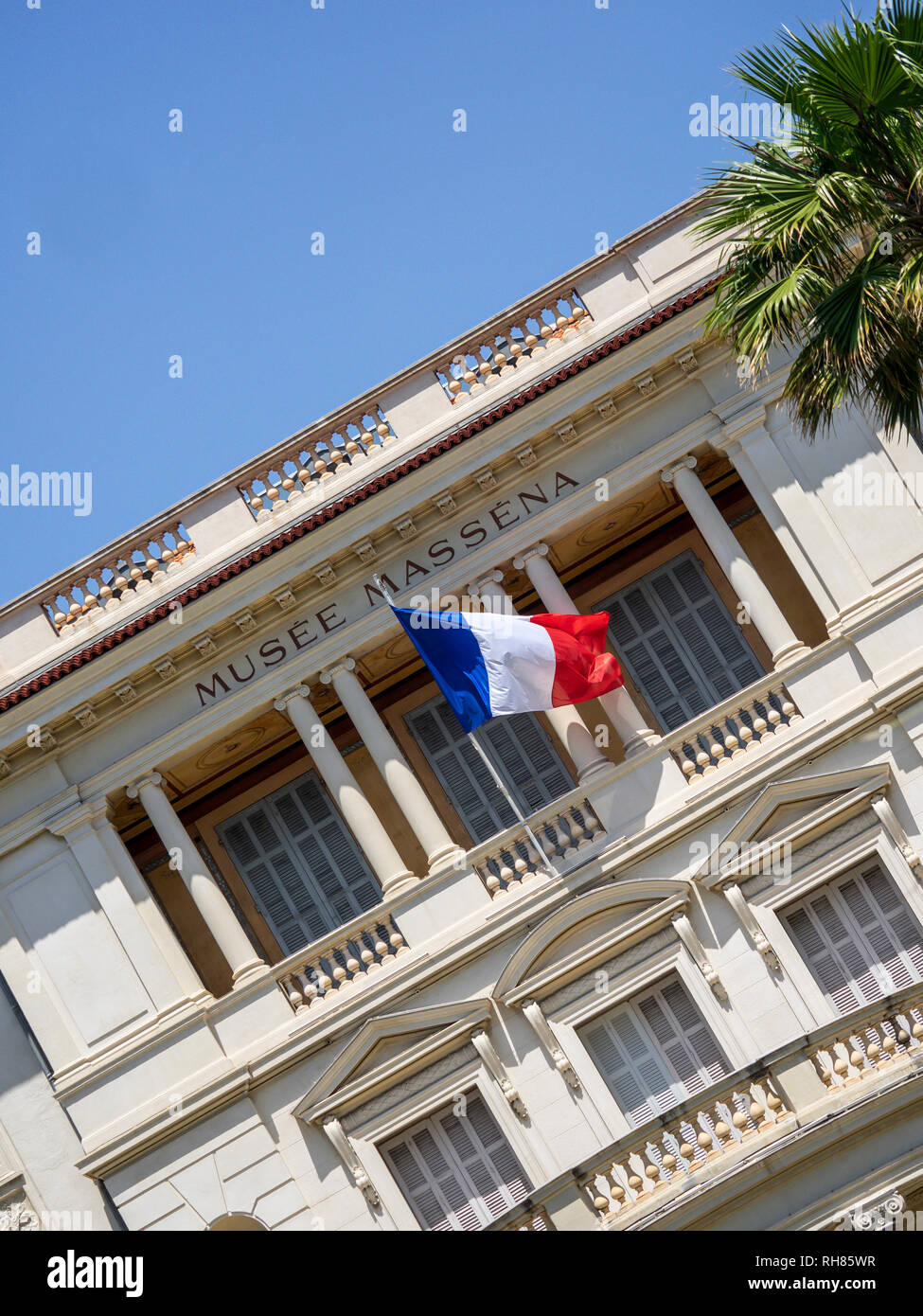 NICE, FRANCE - MAY 29, 2018: Facade of the Massena Museum (Musee ...
