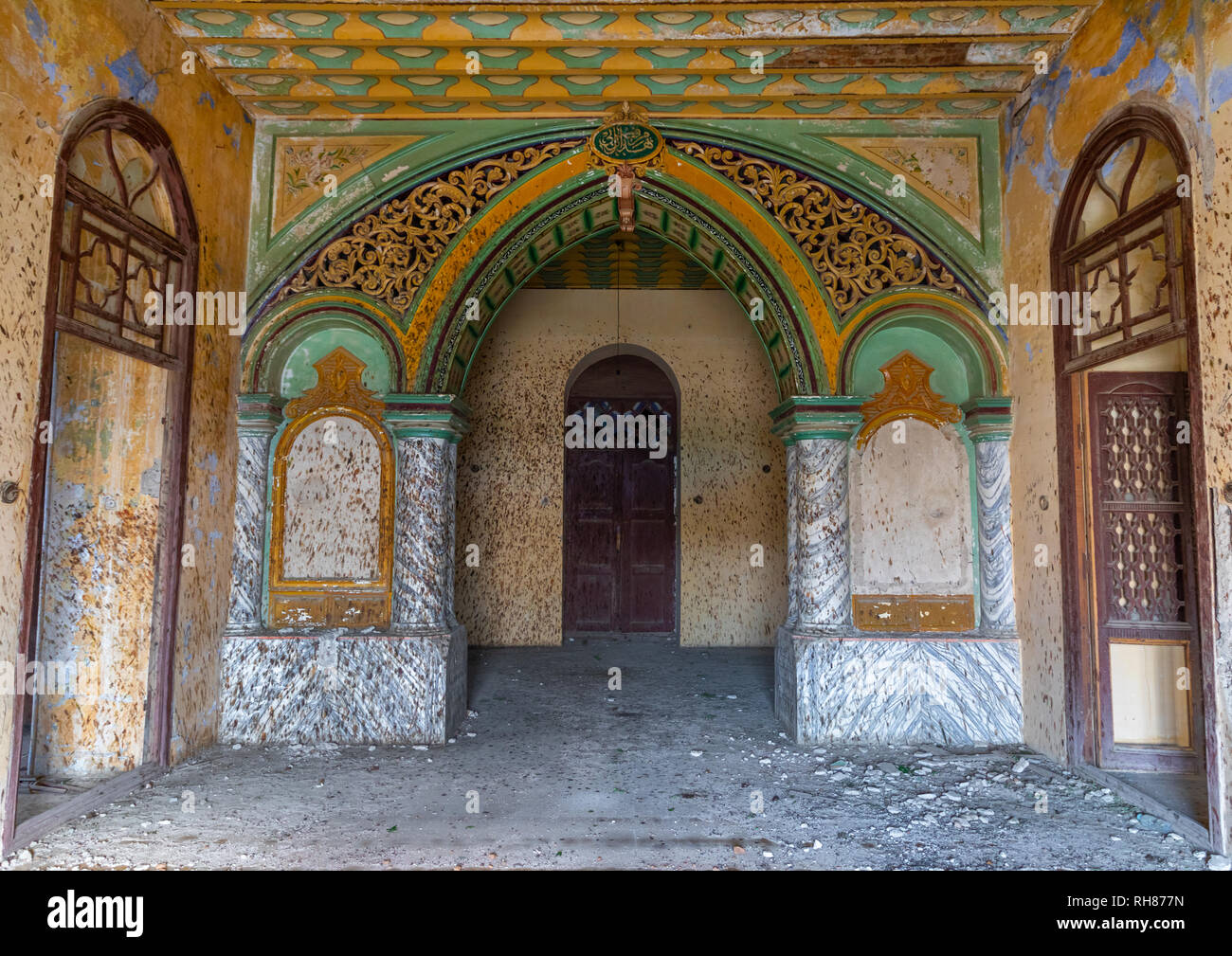 Inside al Kateb house, Mecca province, Taïf, Saudi Arabia Stock Photo ...