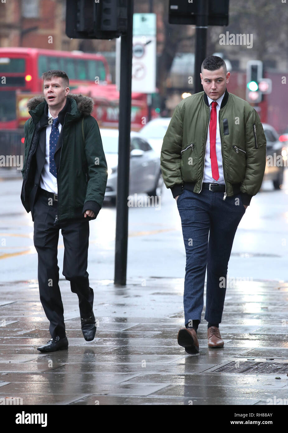 Nicholas Mullan (right) and George Mason who admitted outraging public ...