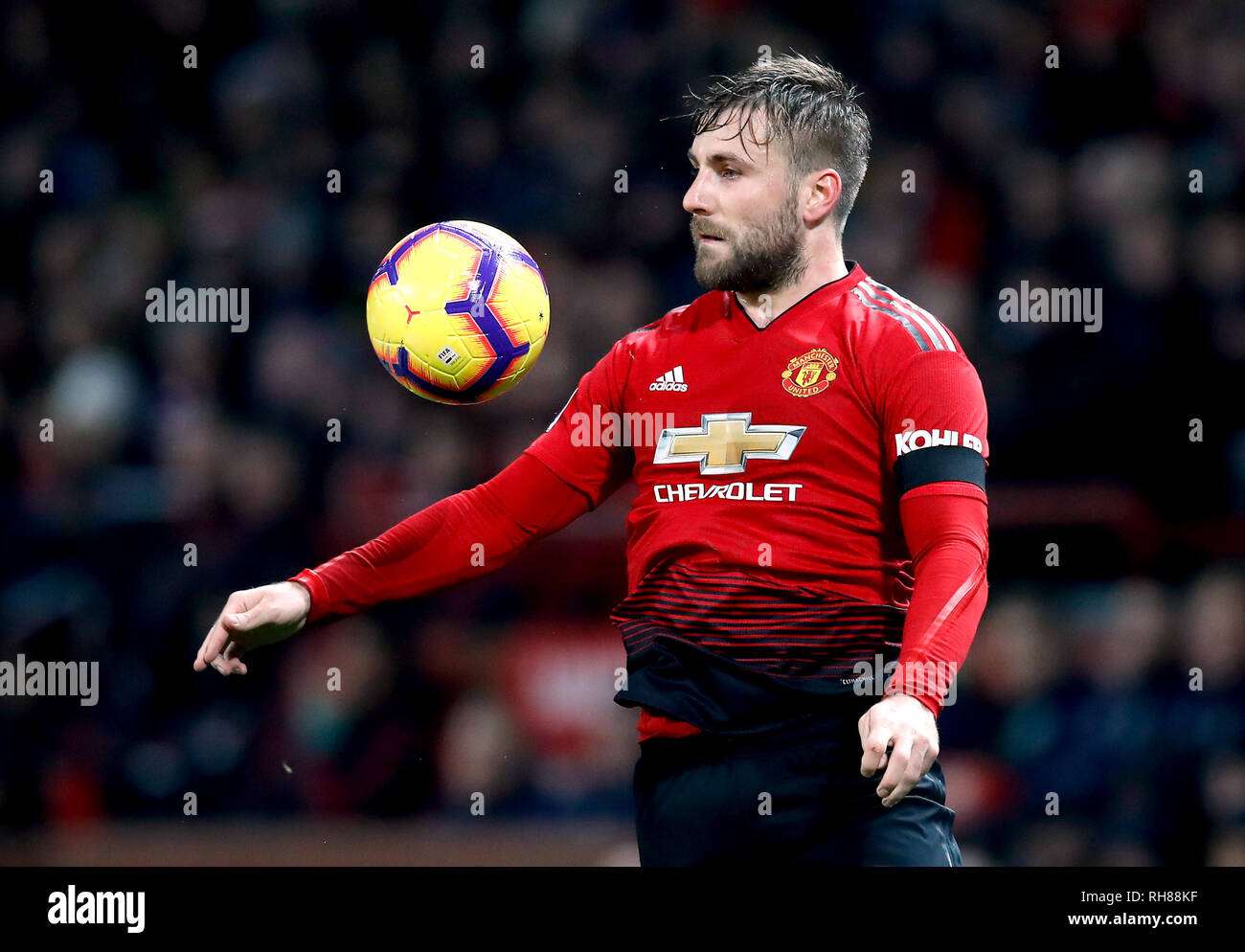 Luke Shaw, Manchester United Stock Photo - Alamy