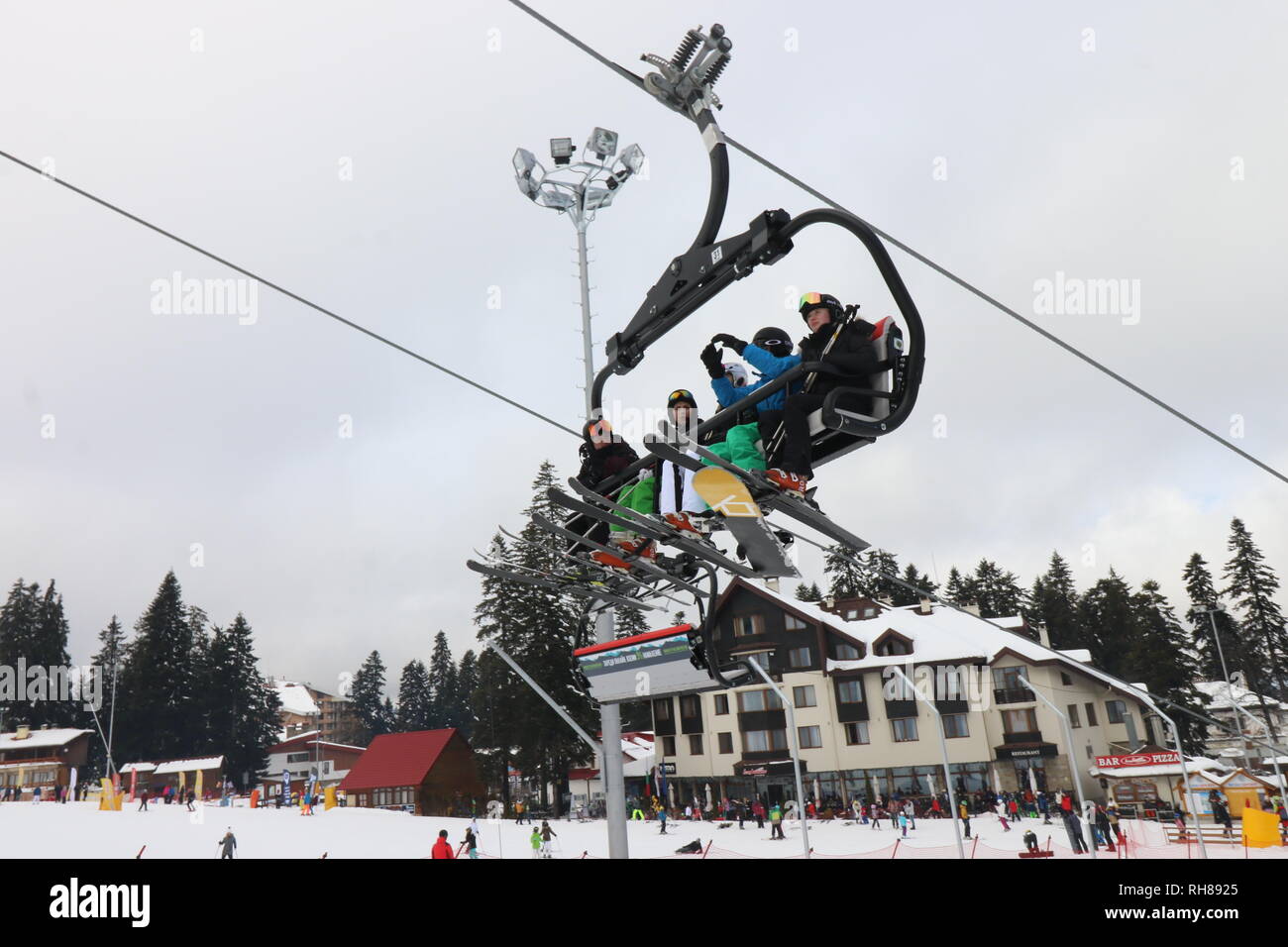Borovets ski resort hi-res stock photography and images - Alamy