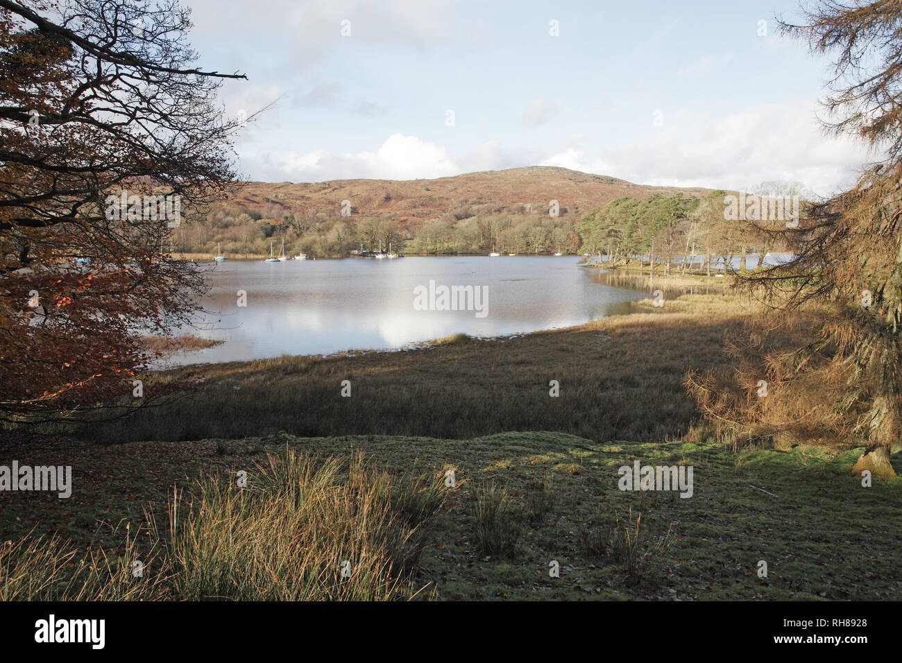 Coniston Water Lake District National Park Cumbria England UK Stock ...