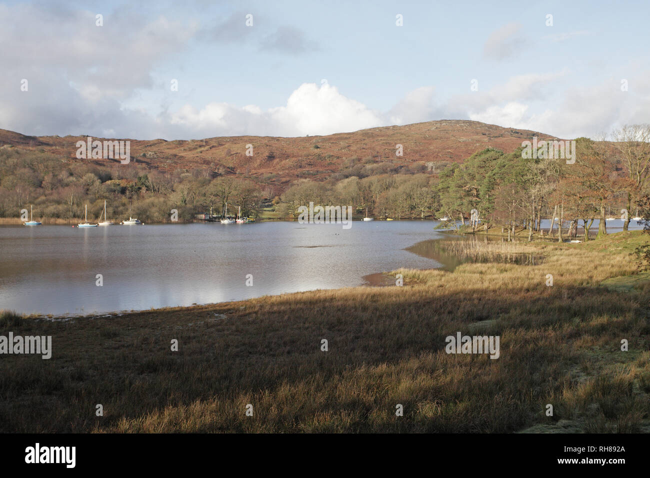 Coniston Water Lake District National Park Cumbria England UK Stock ...