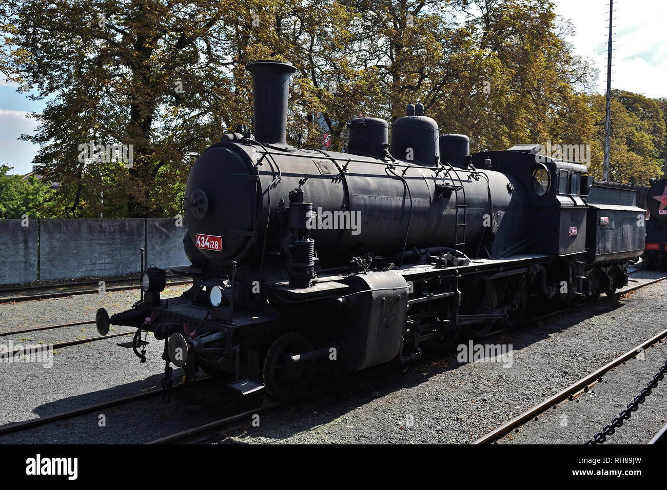 bratislava transport museum;steam locomotive;434. 128;dopravy ...