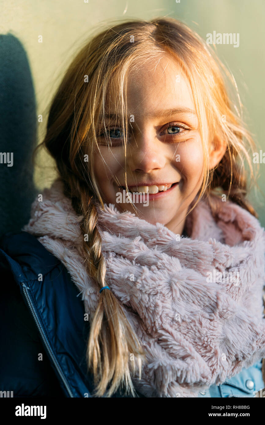 blonde kid portrait Stock Photo - Alamy