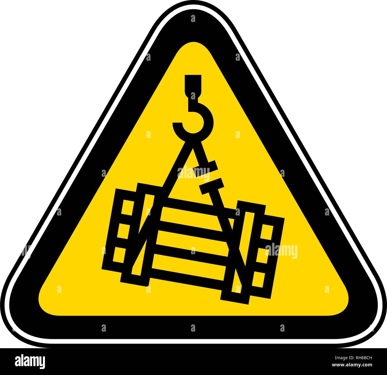 Triangular Warning Hazard Symbol Stock Vector Image & Art - Alamy
