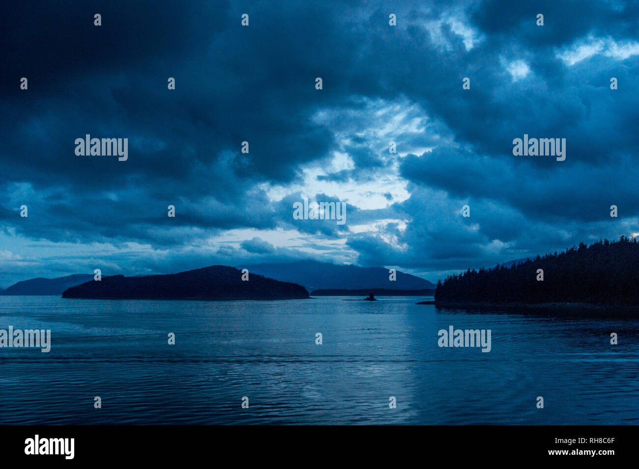 early morning in Juneau, Alaska Stock Photo - Alamy