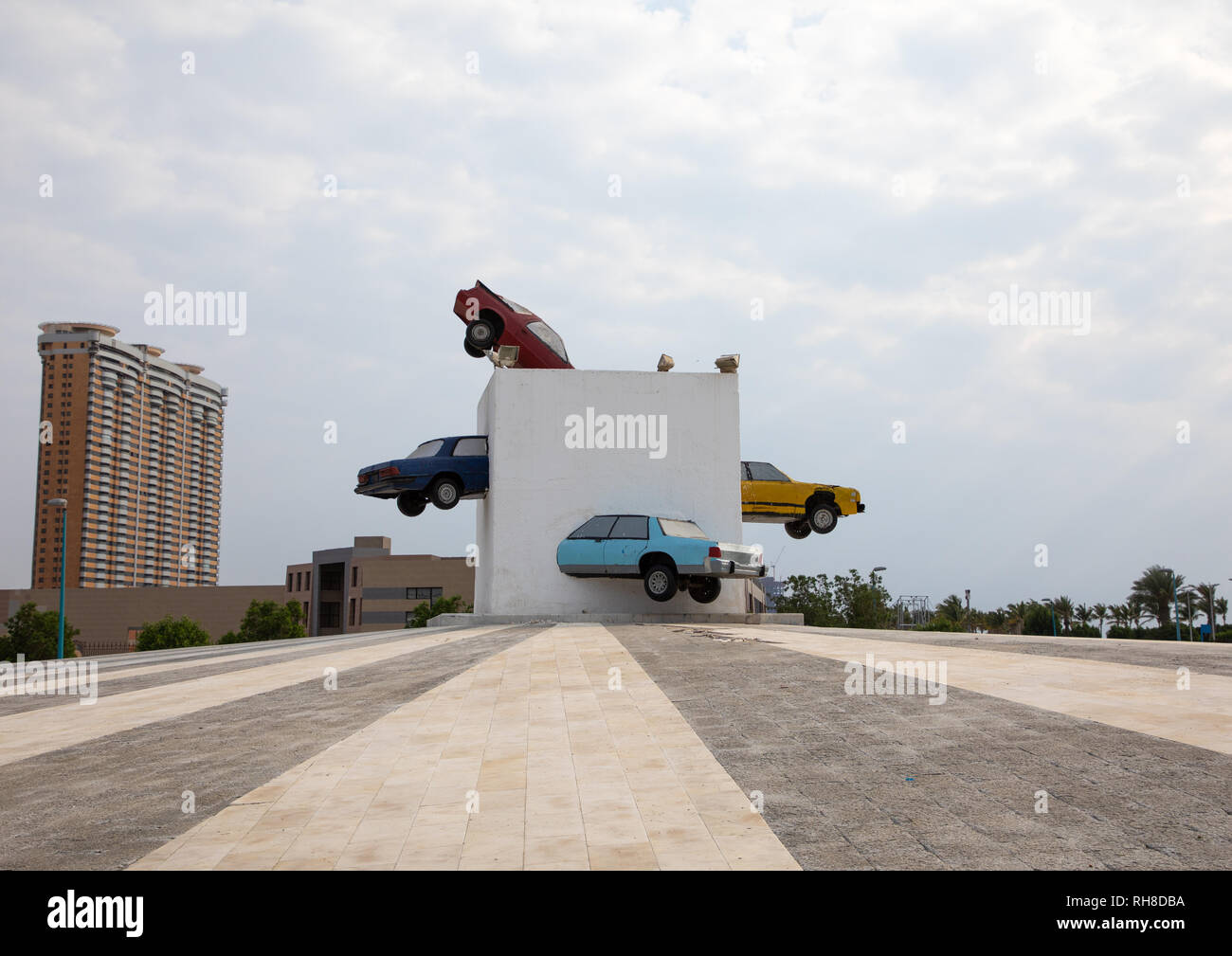 Car monument, Mecca province, Jeddah, Saudi Arabia Stock Photo - Alamy