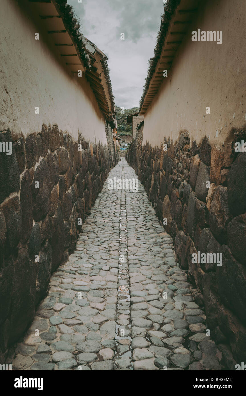 The image is about some Inca houses and how the distribution of the ...