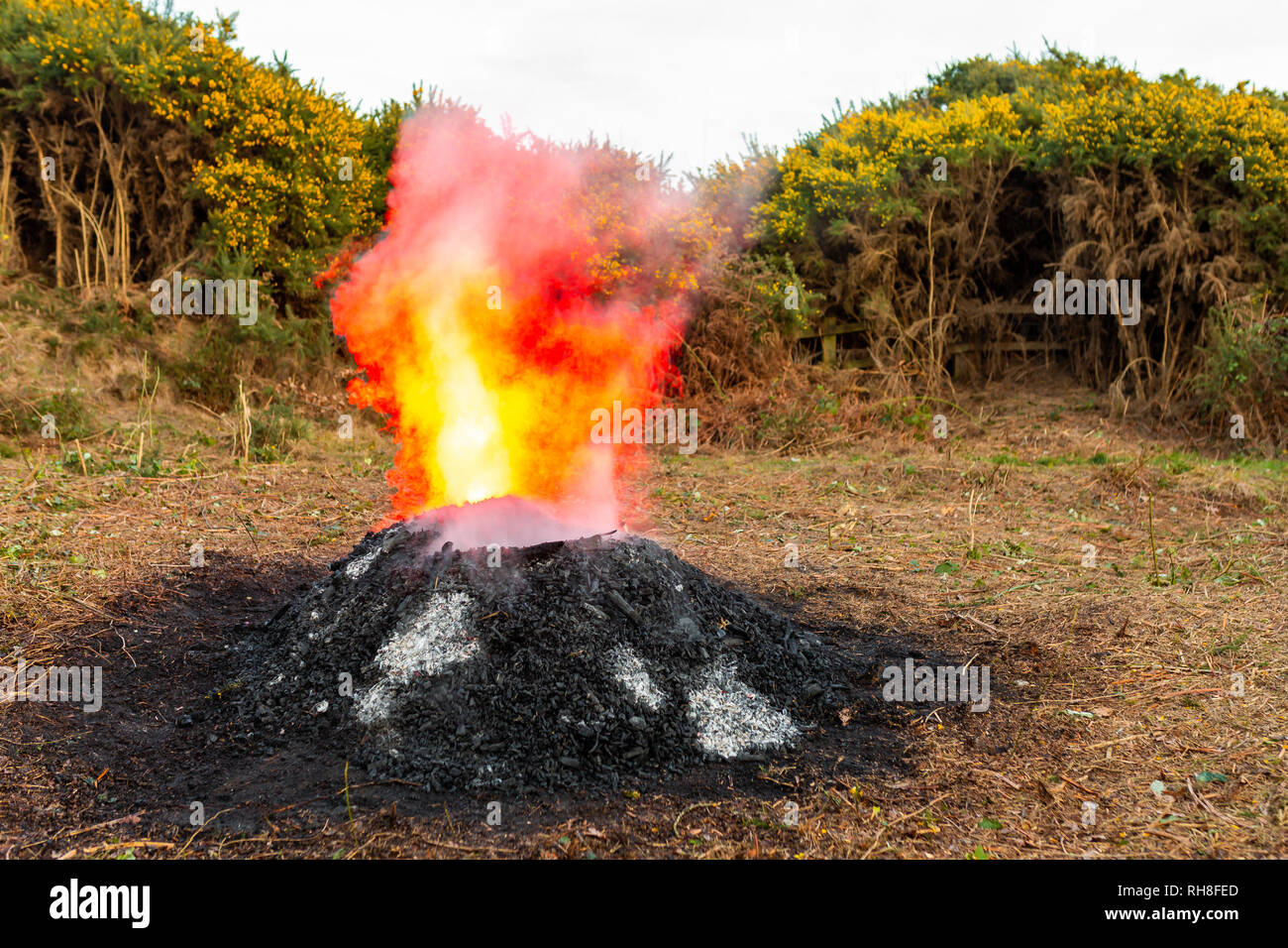 Extinguished bonfire hi-res stock photography and images - Alamy
