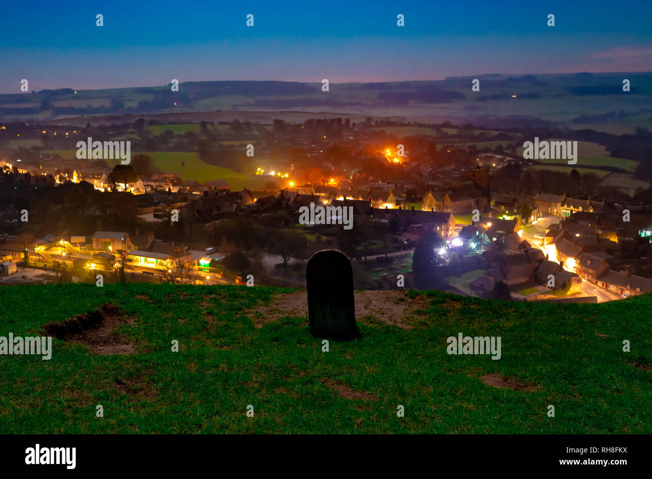 Waymarker stone hi-res stock photography and images - Alamy