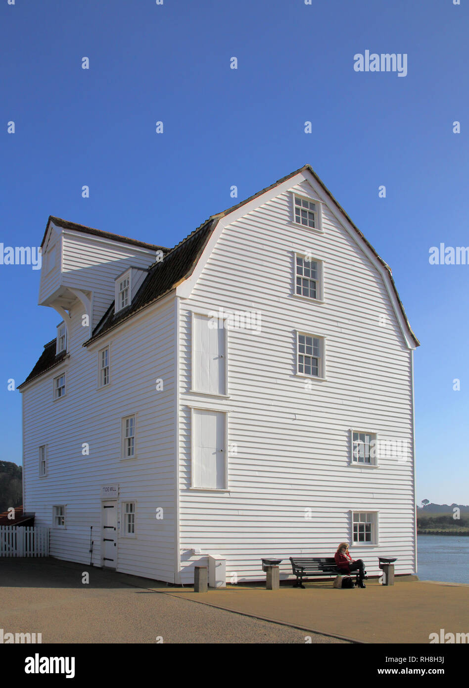 the historic tide mill at woodbridge on the suffolk coast england Stock ...