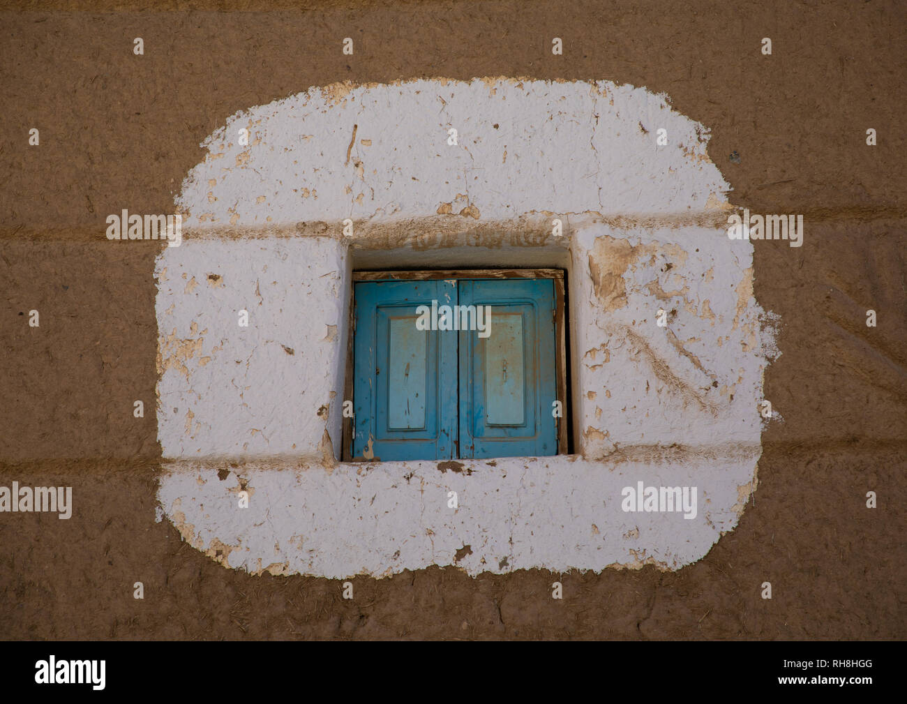 Traditional mud house window, Najran Province, Najran, Saudi Arabia ...