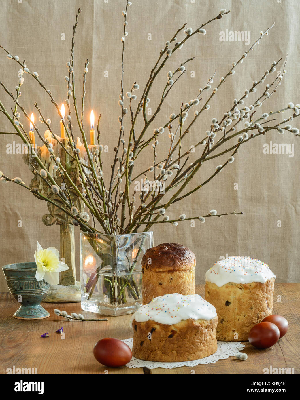 Still life with candlestick hi-res stock photography and images - Alamy
