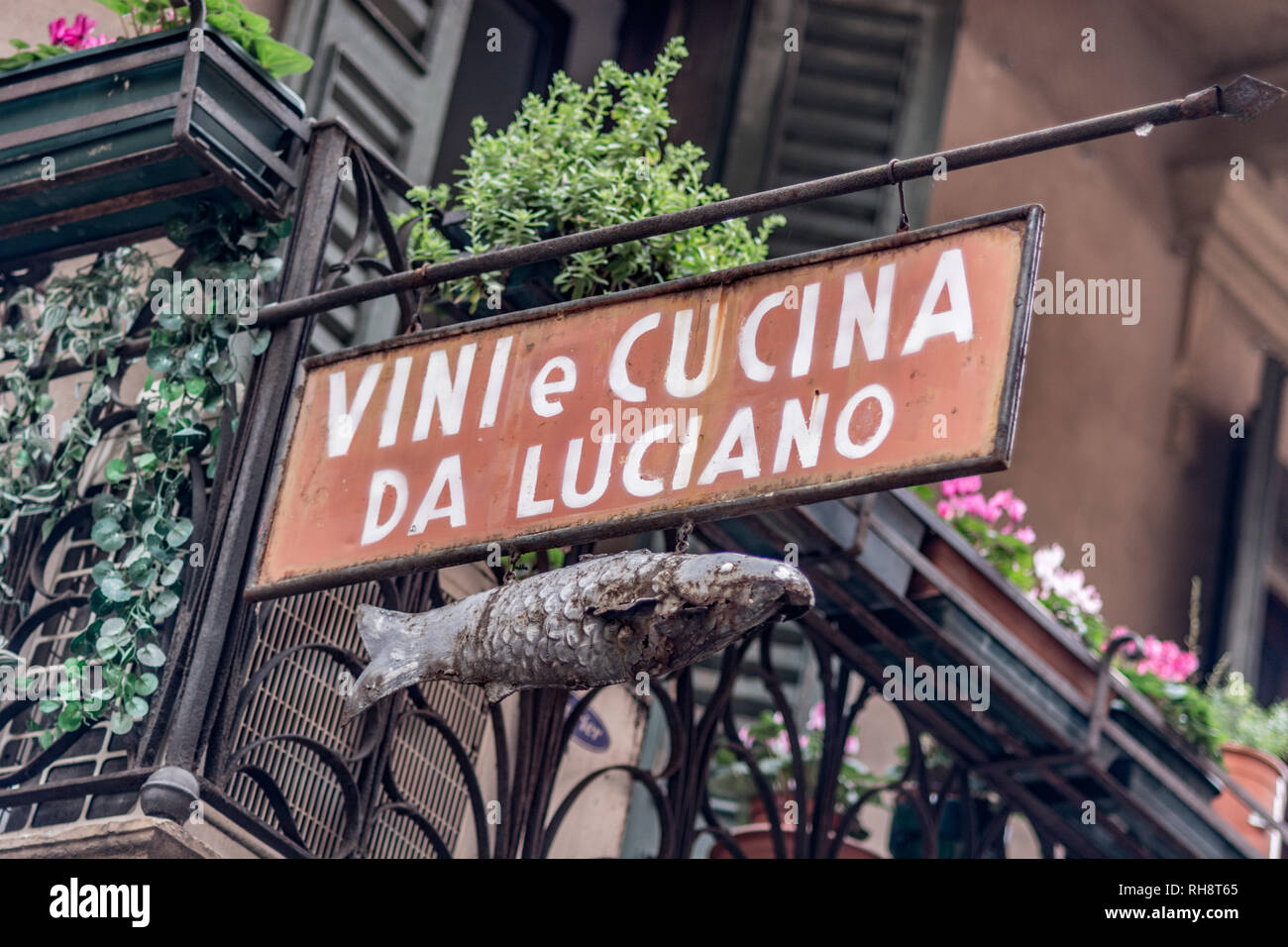 Vini e Cucina Da Luciano, Verona Stock Photo - Alamy
