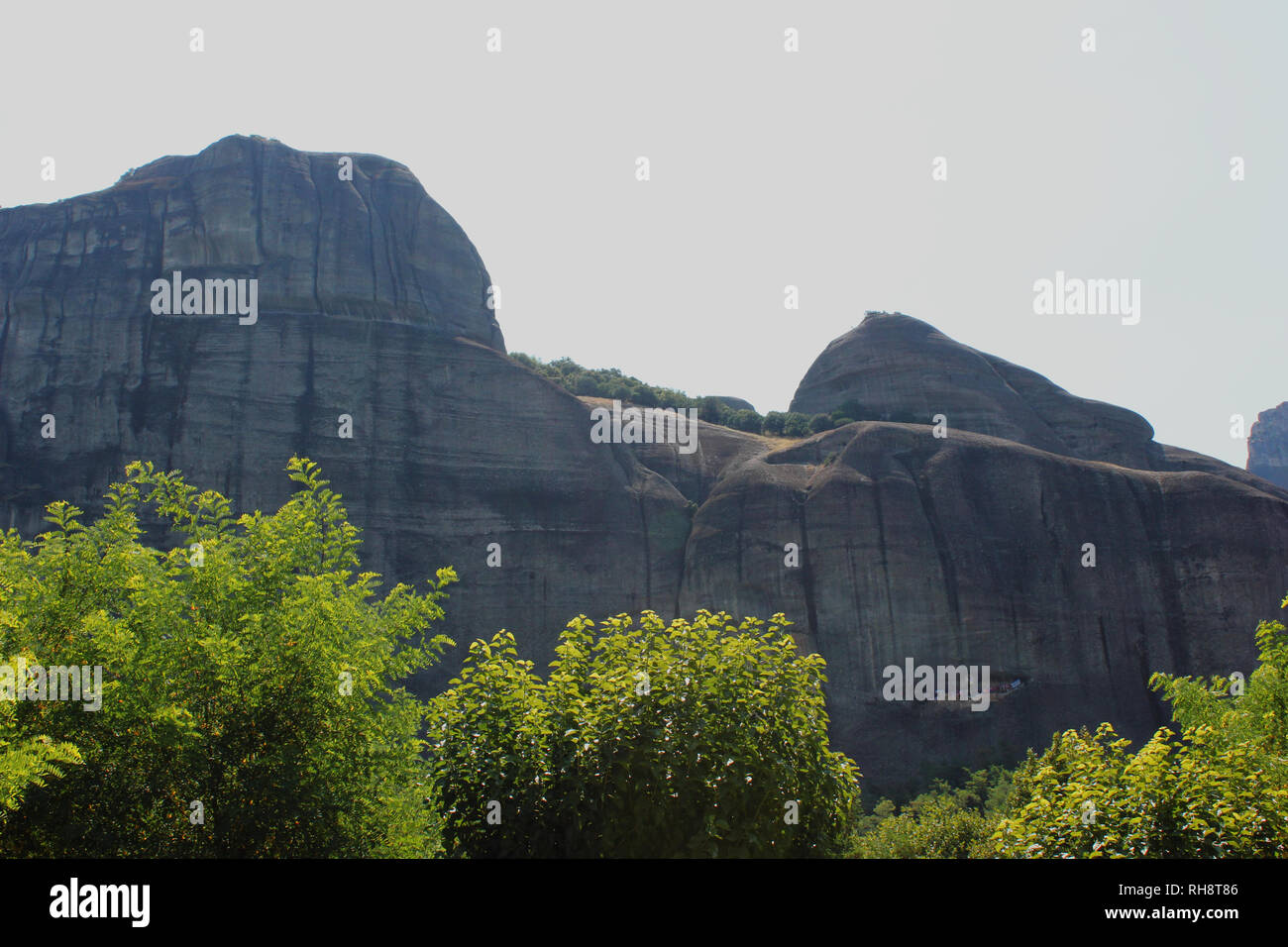 Monastery of St. George Mandila in Meteora rock formation Kalambaka ...