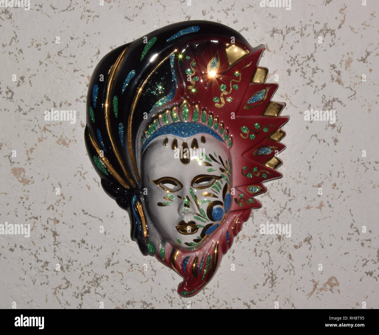 Woman white mask porcelain hi-res stock photography and images - Alamy