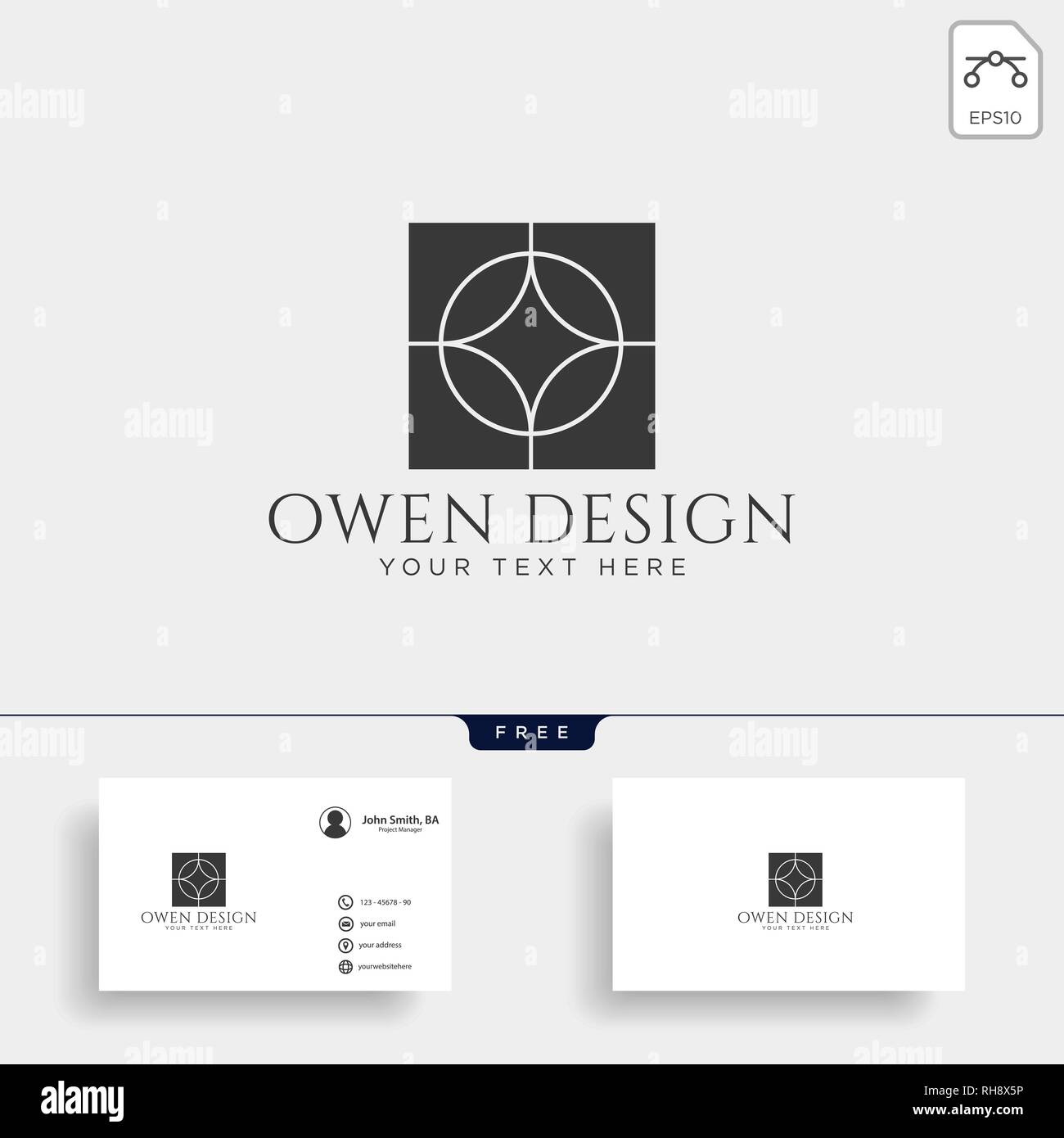 Architecture construction logo template vector icon elements Stock ...