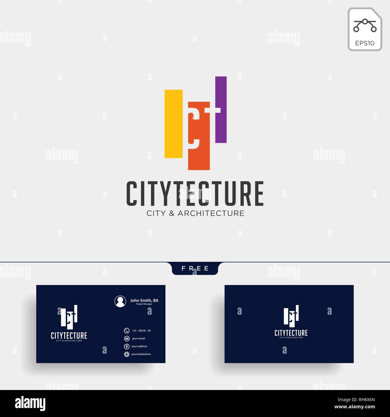 Architecture construction logo template vector icon elements Stock ...