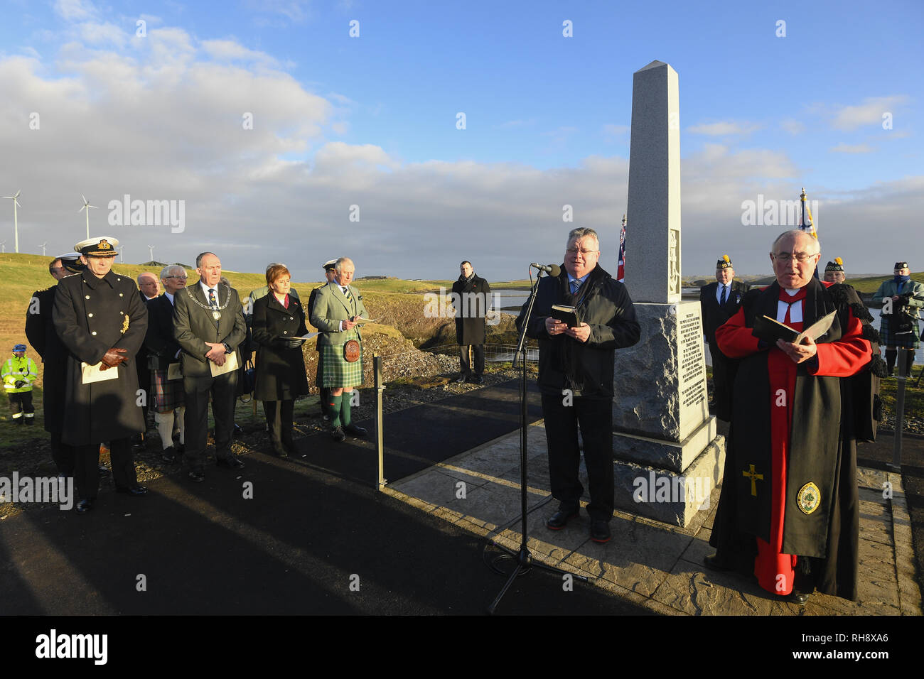 Prince Charles and First Minister Nicola Sturgeon attend a centenary ...