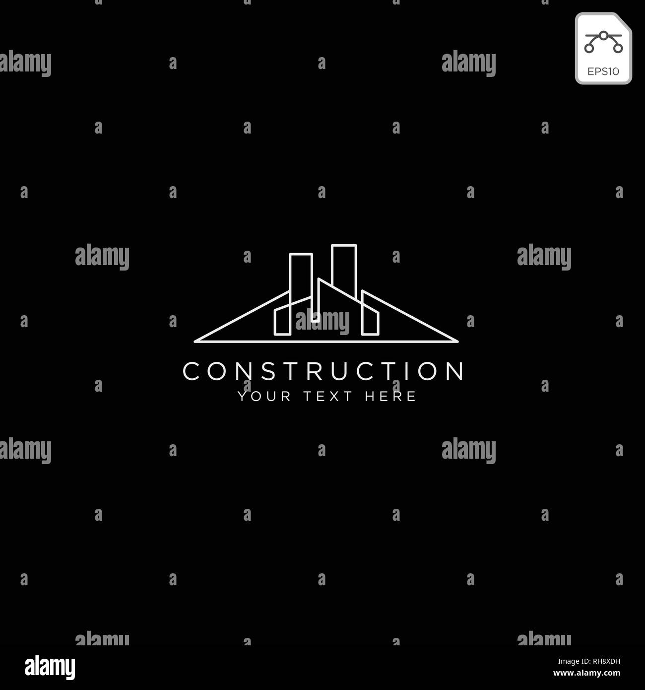 Architecture construction logo template vector icon elements Stock ...