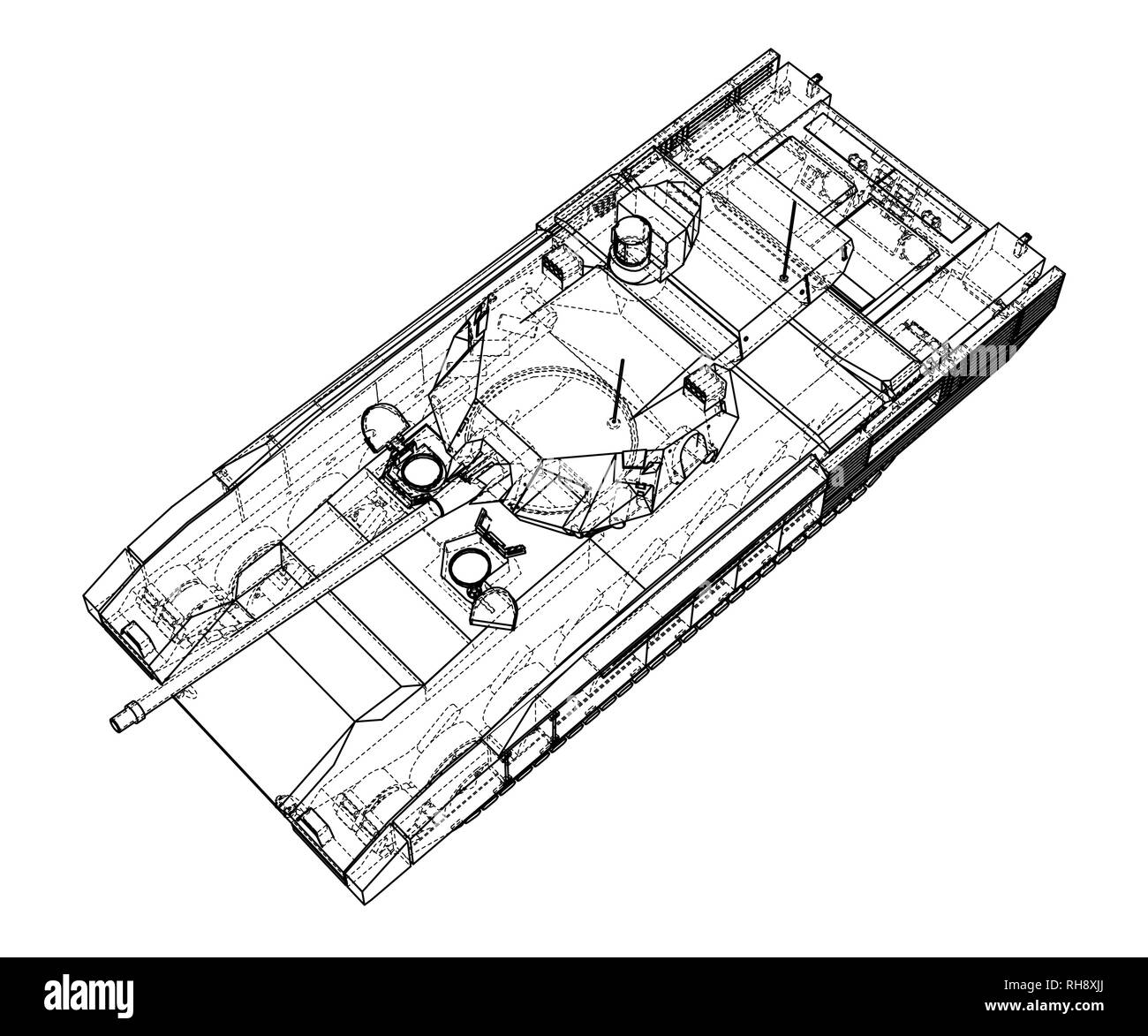 Weapon blueprint Cut Out Stock Images & Pictures - Alamy