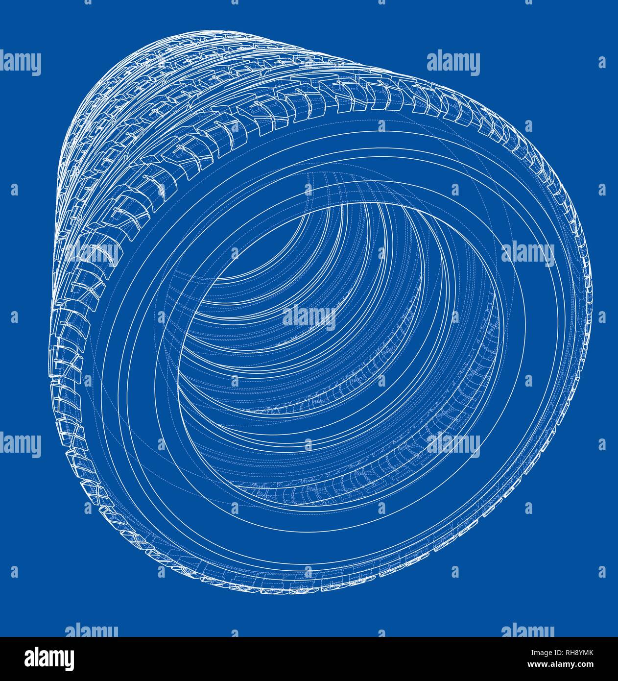 Car tires concept. Vector rendering of 3d Stock Vector Image & Art - Alamy
