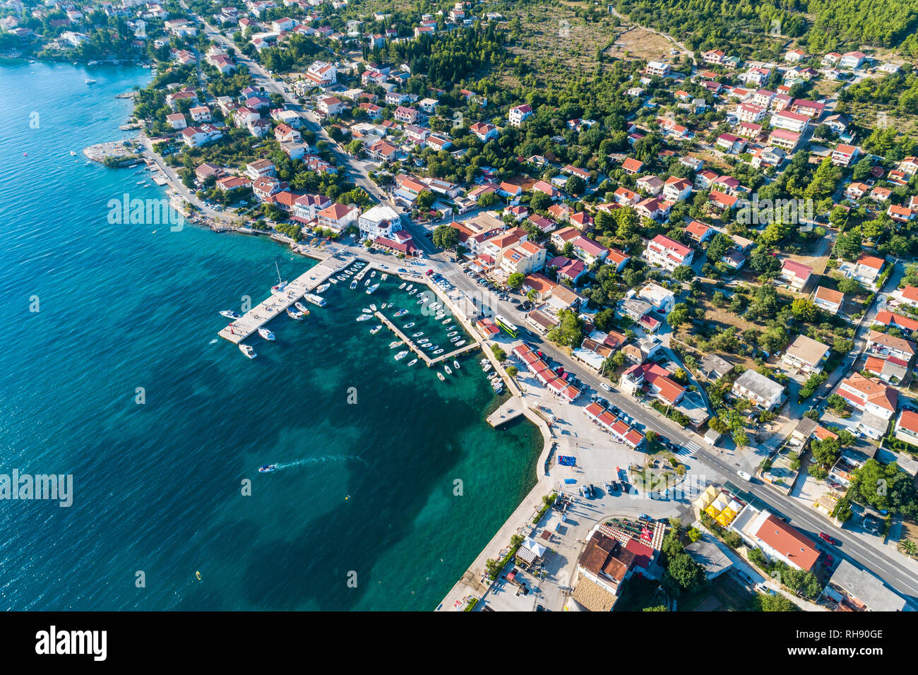 Starigrad-Paklenica, town at the entrance of National Park Paklenica ...