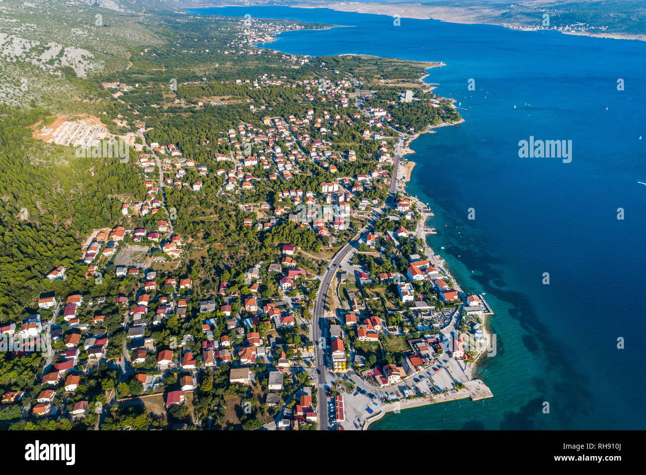 Starigrad-Paklenica, town at the entrance of National Park Paklenica ...