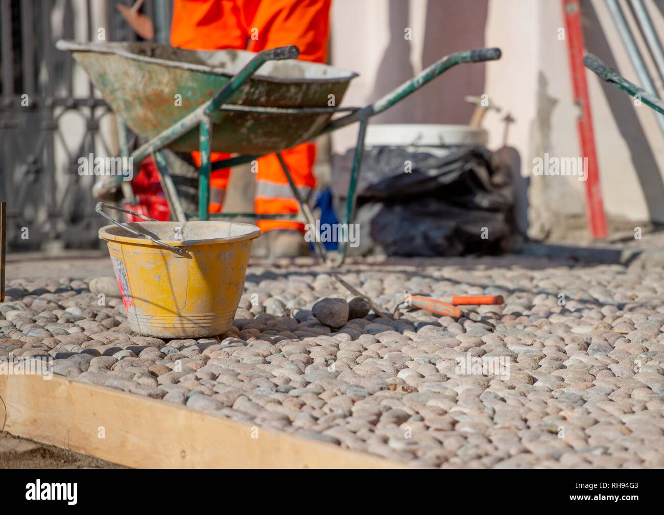 Placing pebbles hi-res stock photography and images - Alamy