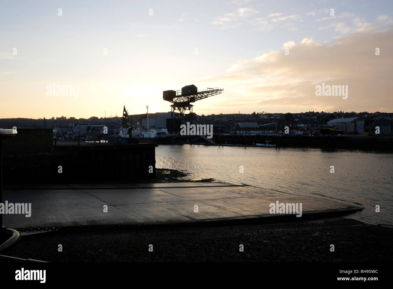 The Floating Bridge Chain Ferry, River Medina, East Cowes, Isle of ...