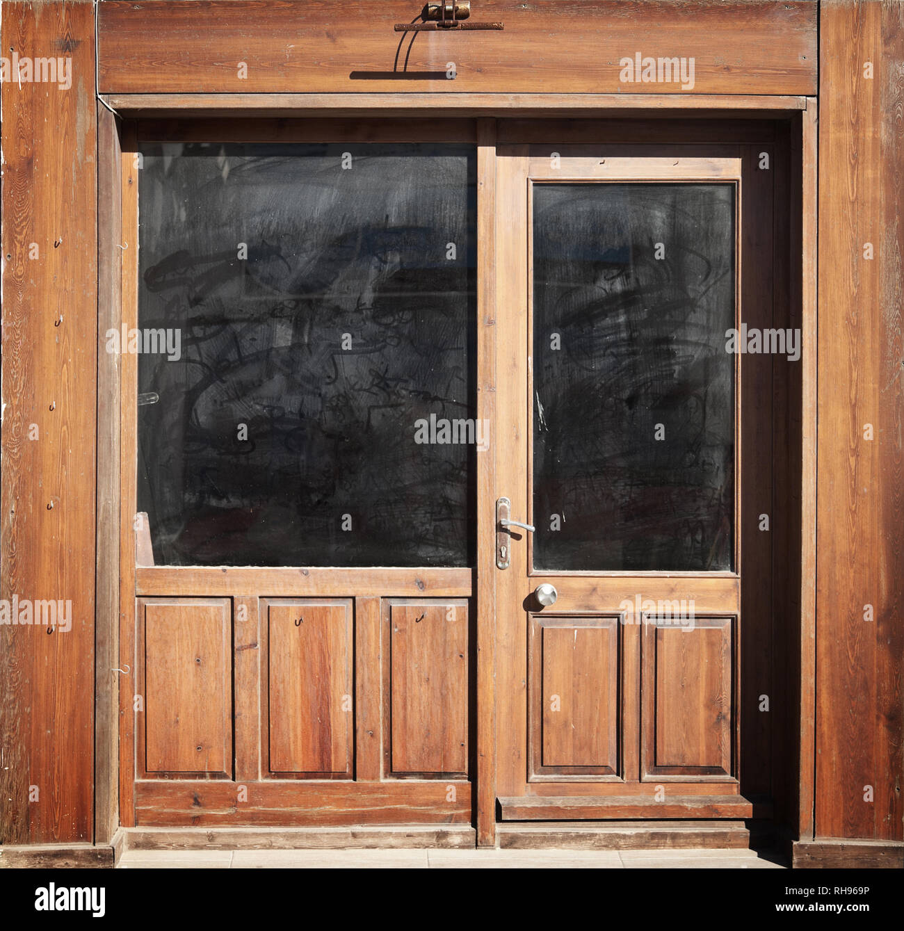 Wooden Door Background Stock Photo - Alamy