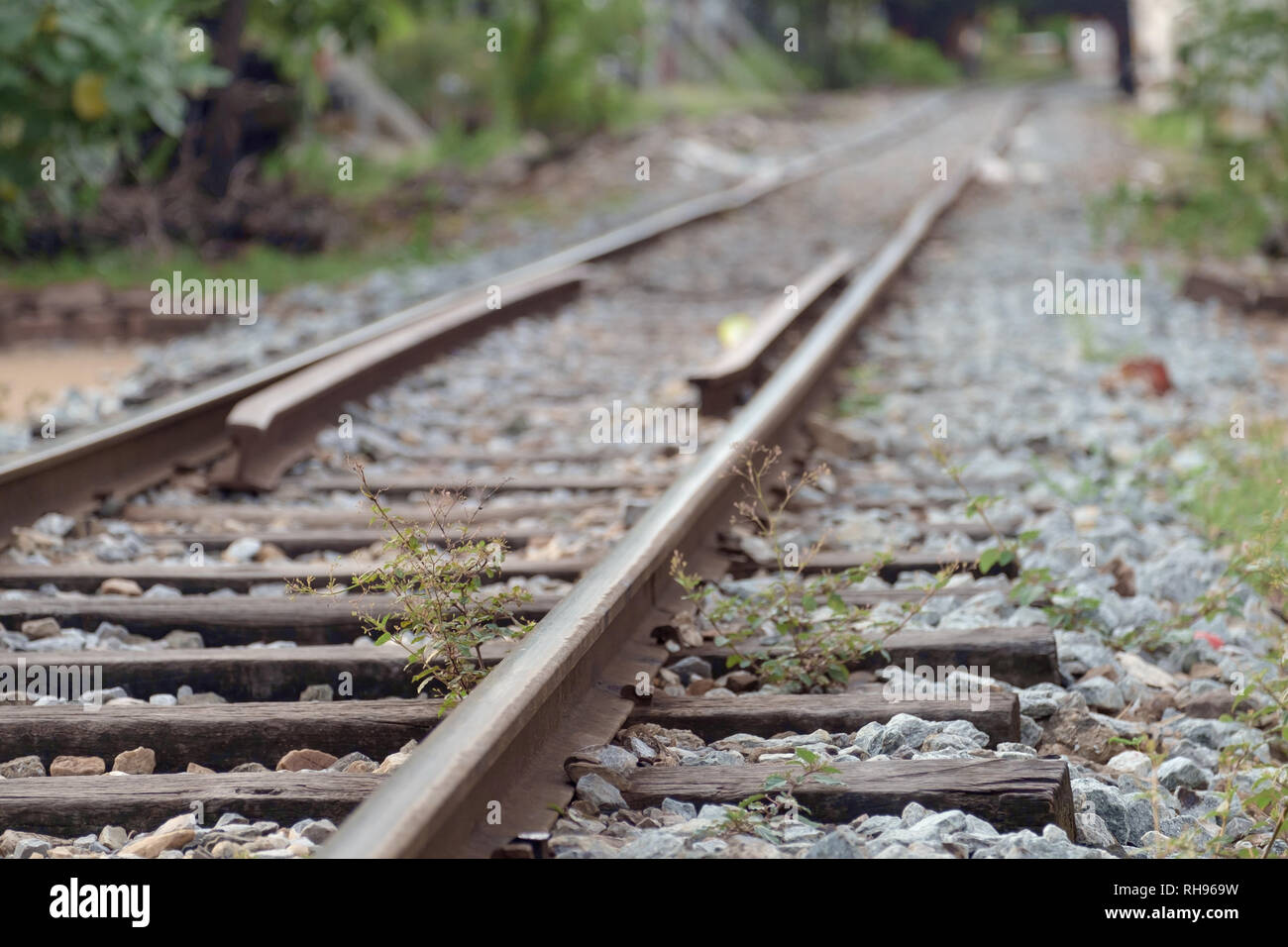 Empty railroad hi-res stock photography and images - Alamy