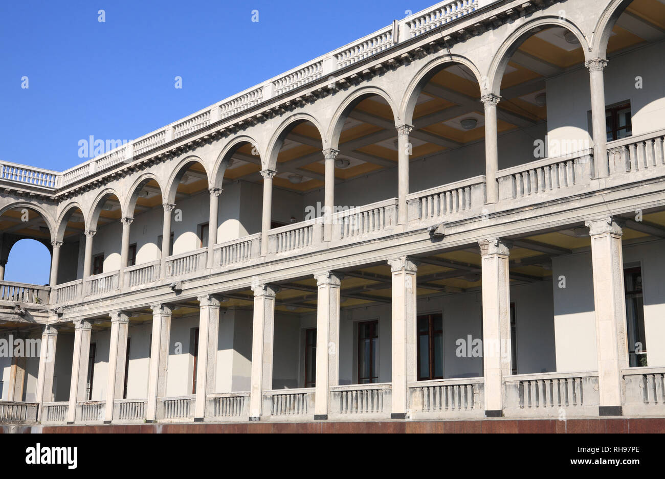 building of river port Stock Photo - Alamy