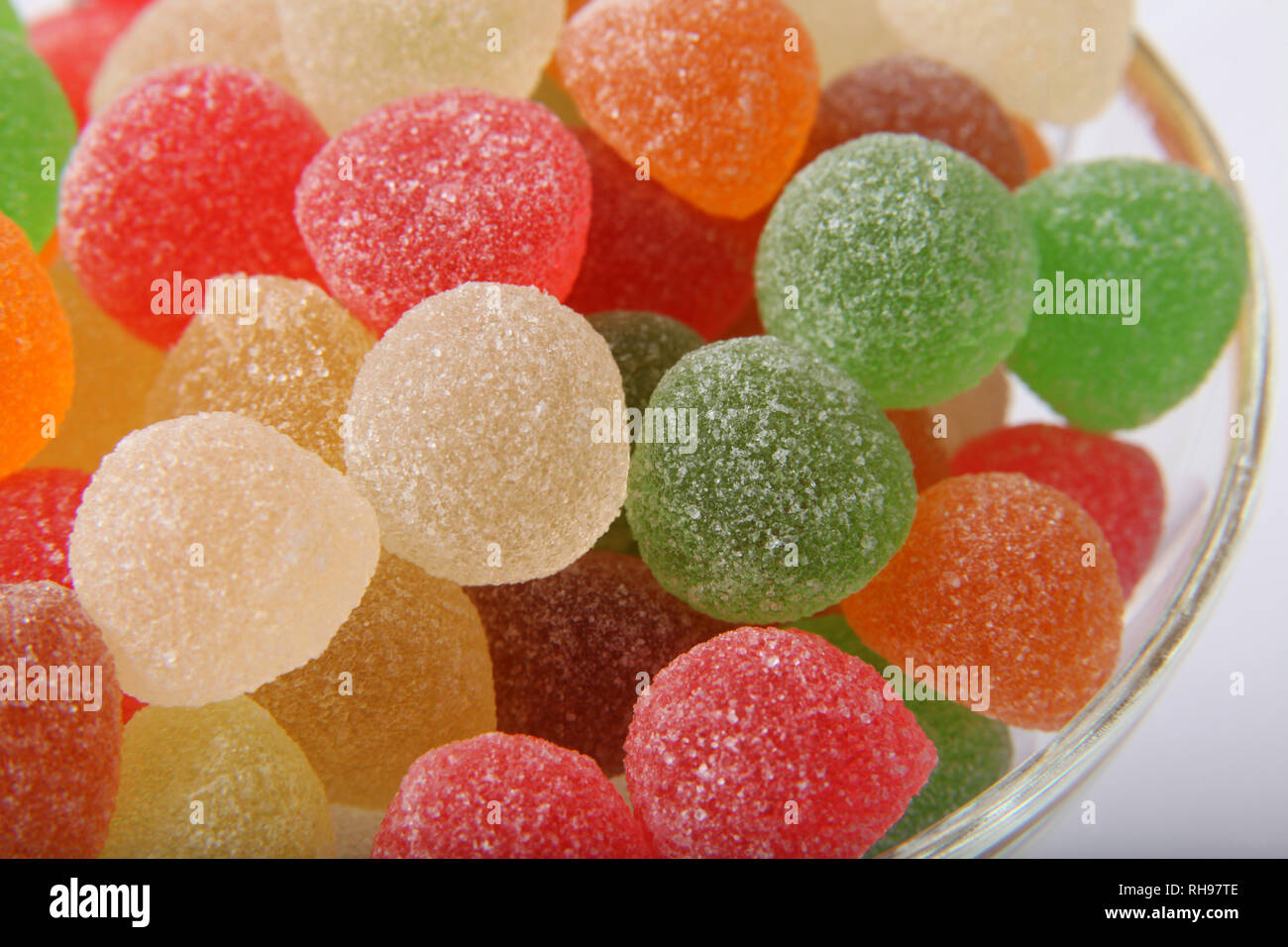 Colored jelly sweet candies Stock Photo - Alamy