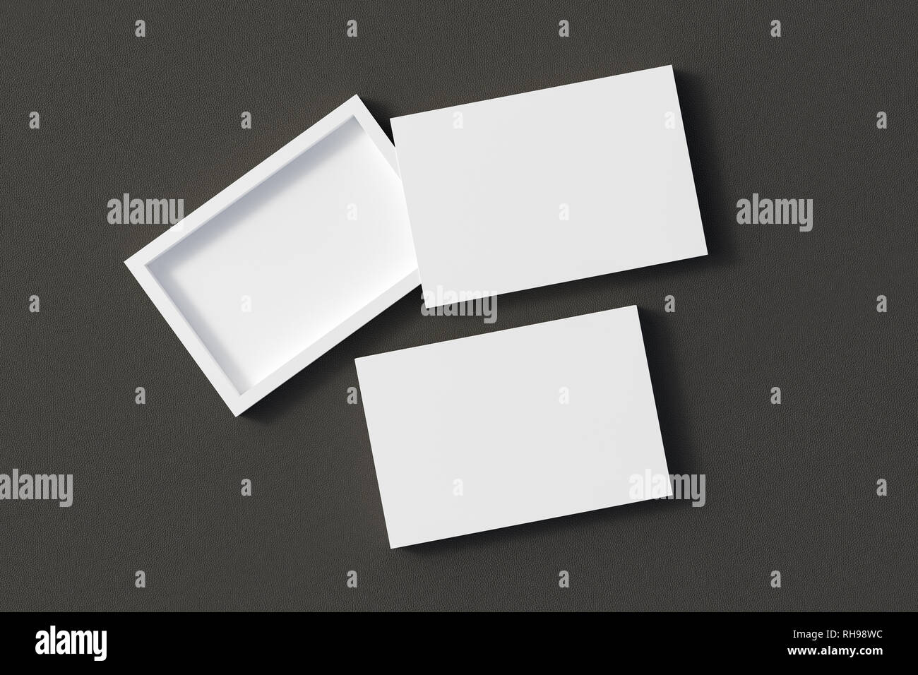Closed white rectangular cardboard box hi-res stock photography and ...