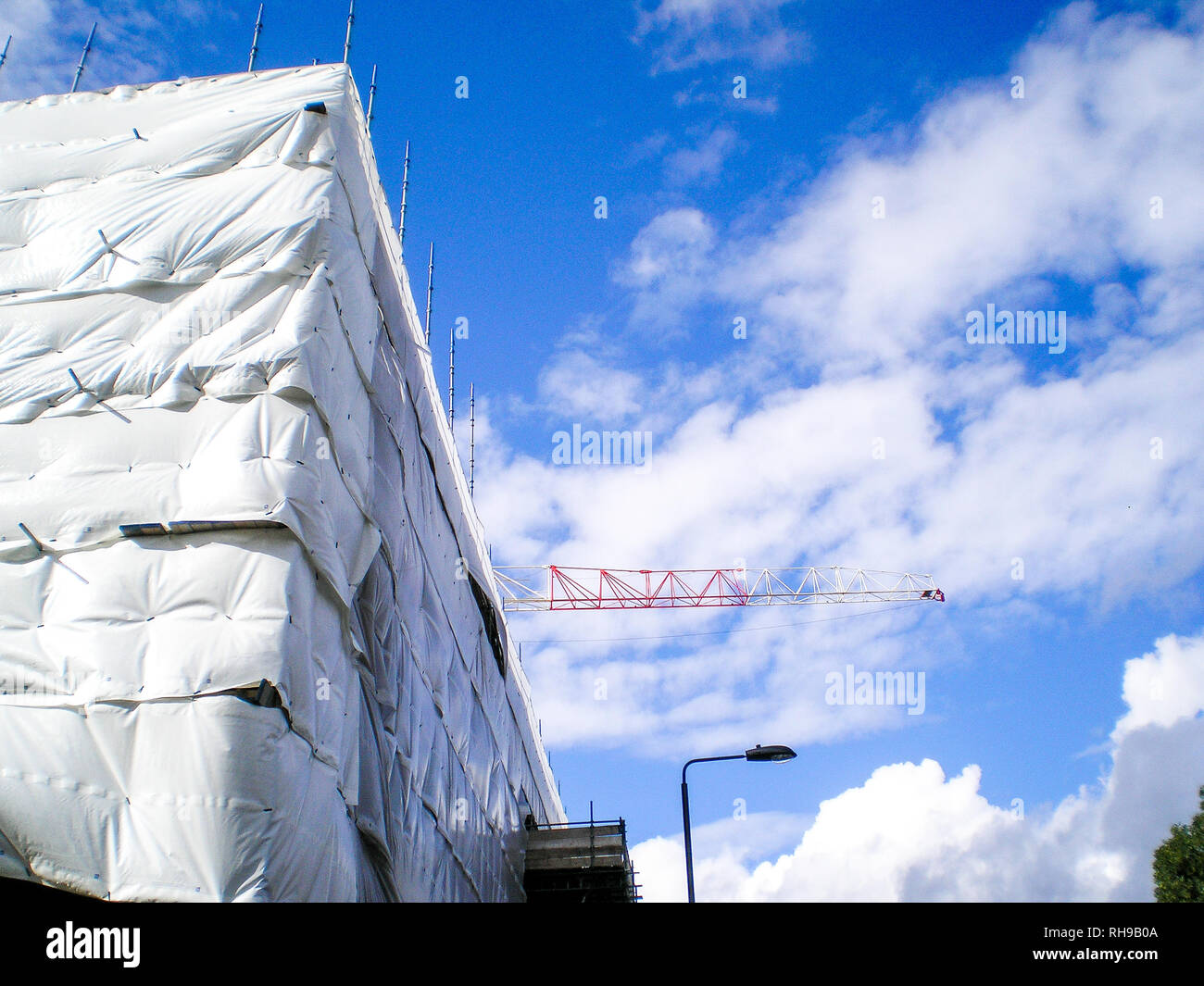 Ongoing construction works; London, England, United Kingdom Stock Photo ...