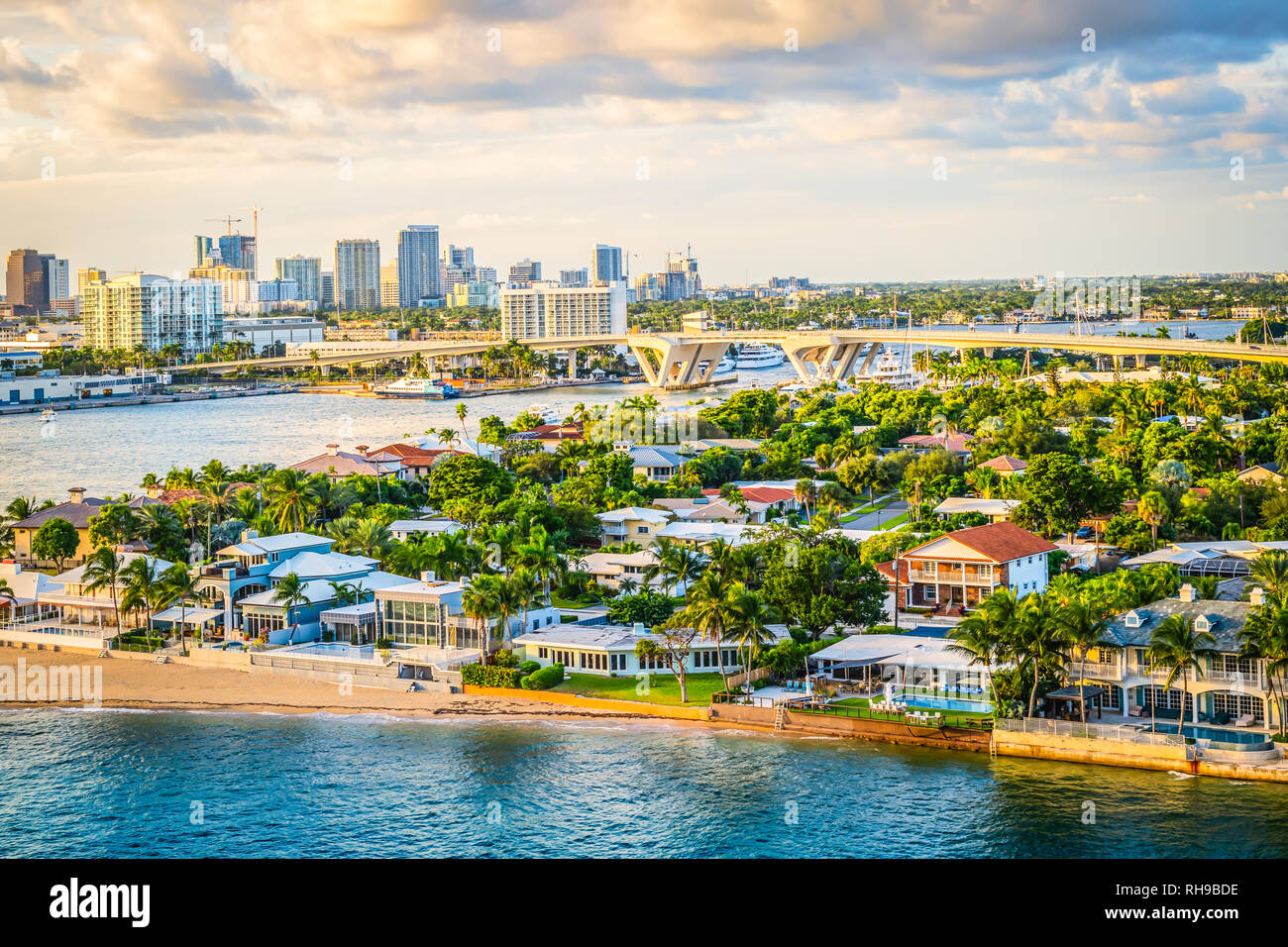 Fort lauderdale aerial hi-res stock photography and images - Alamy