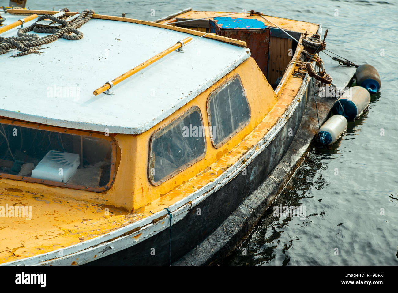 Ruined Fishing Boat High Resolution Stock Photography and Images - Alamy