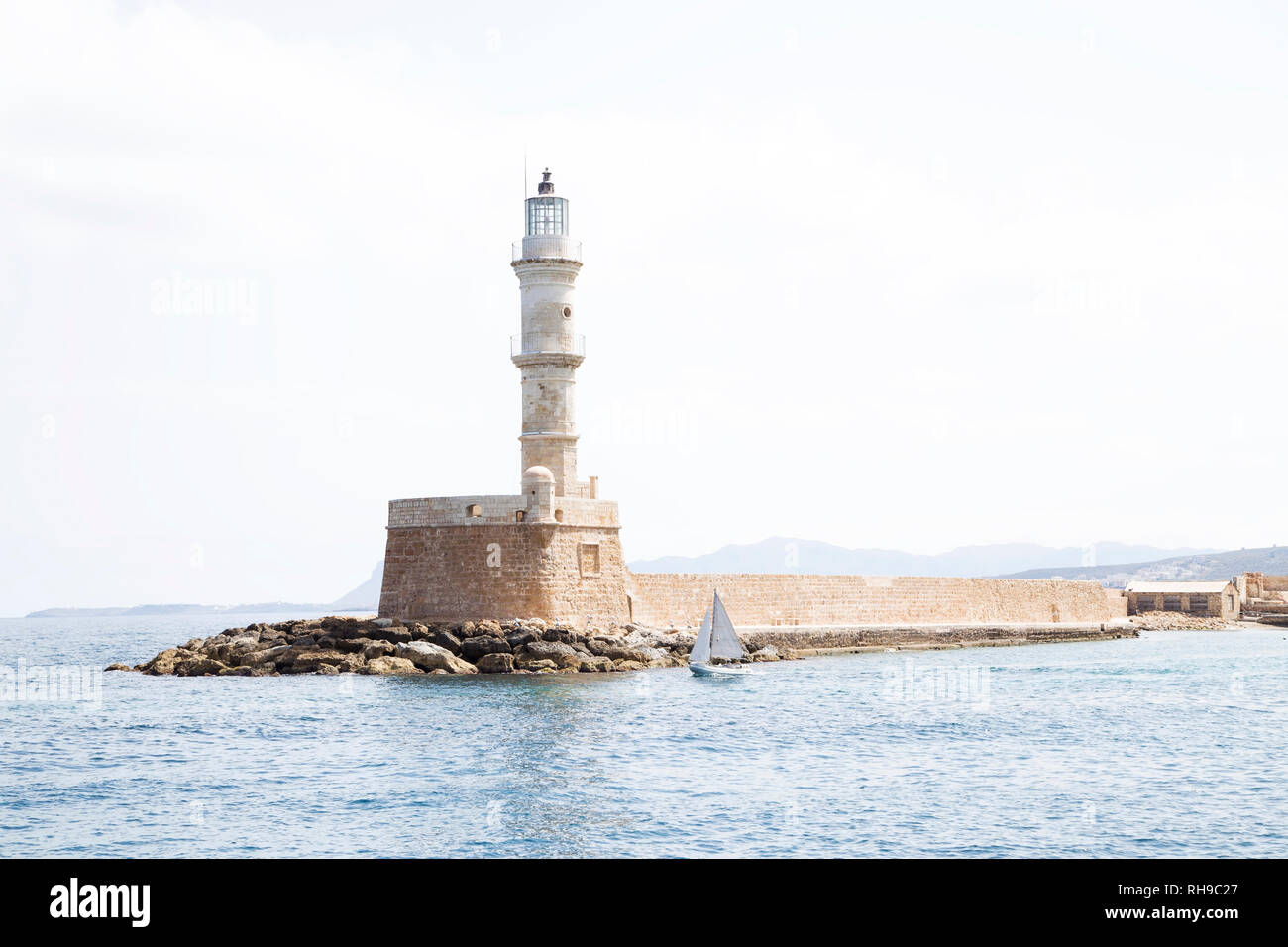 Lighthouse in chania hi-res stock photography and images - Alamy